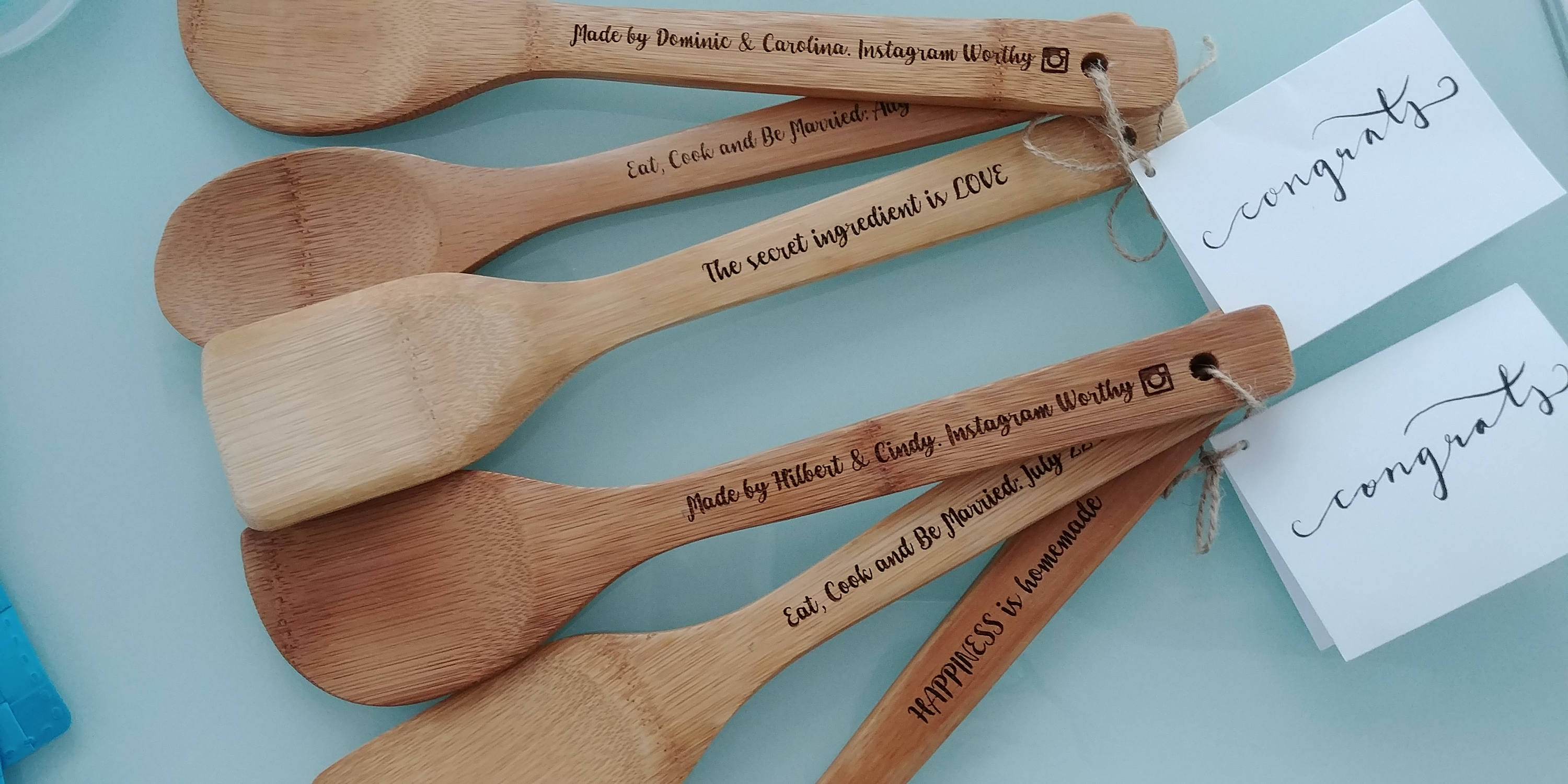 Custom spatula set. Custom Christmas bakers cooks gift. | Etsy
