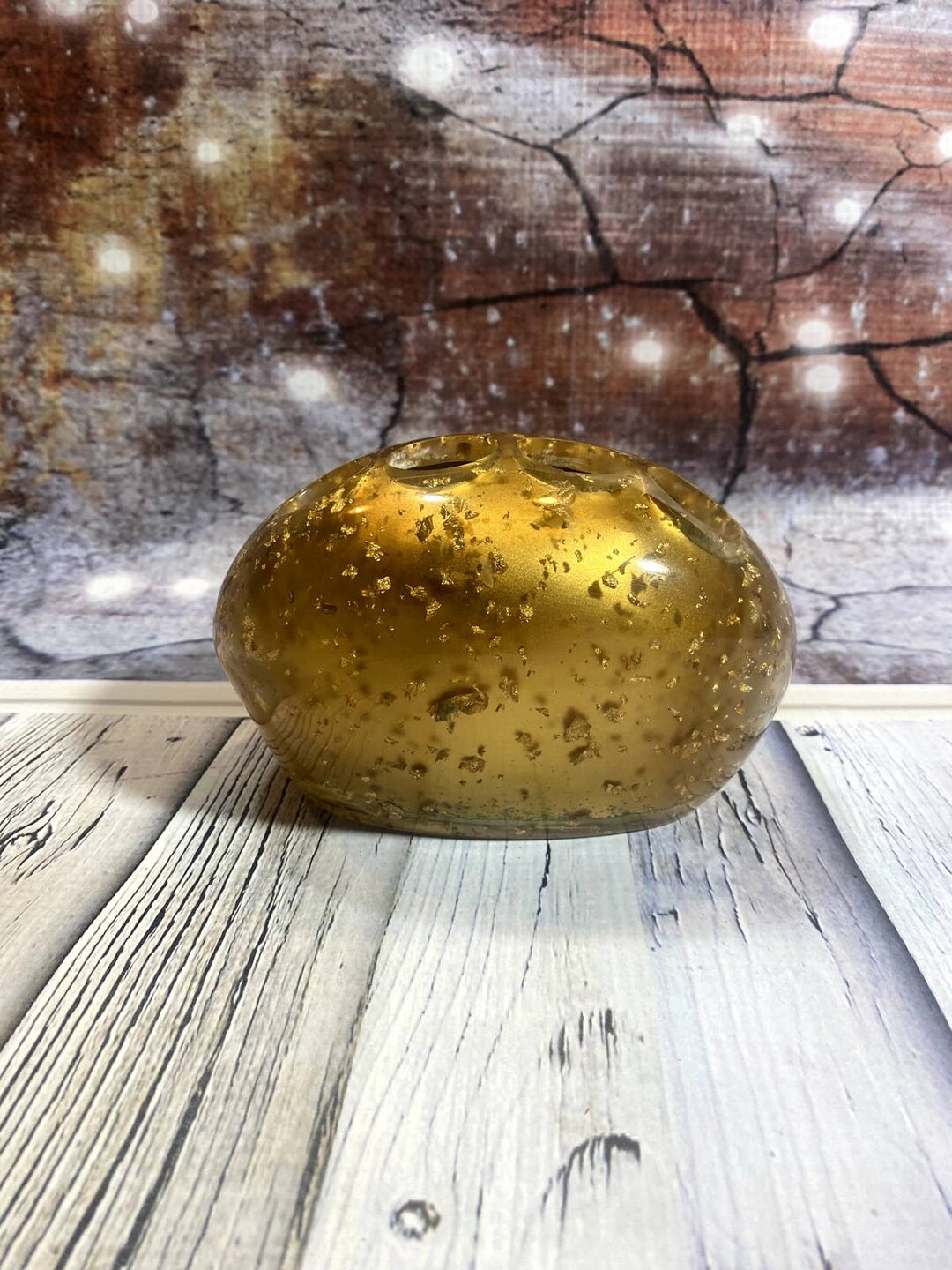 Vintage MCM Hollywood Regency Toothbrush Holder Lucite Gold - Etsy