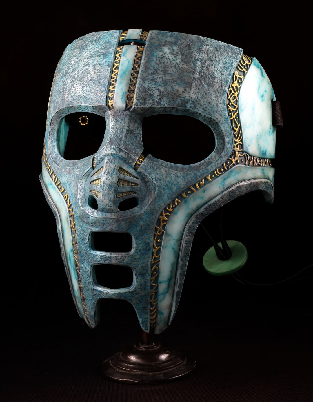 Druid Half Mask Mayan Vicking Gladiator - Etsy