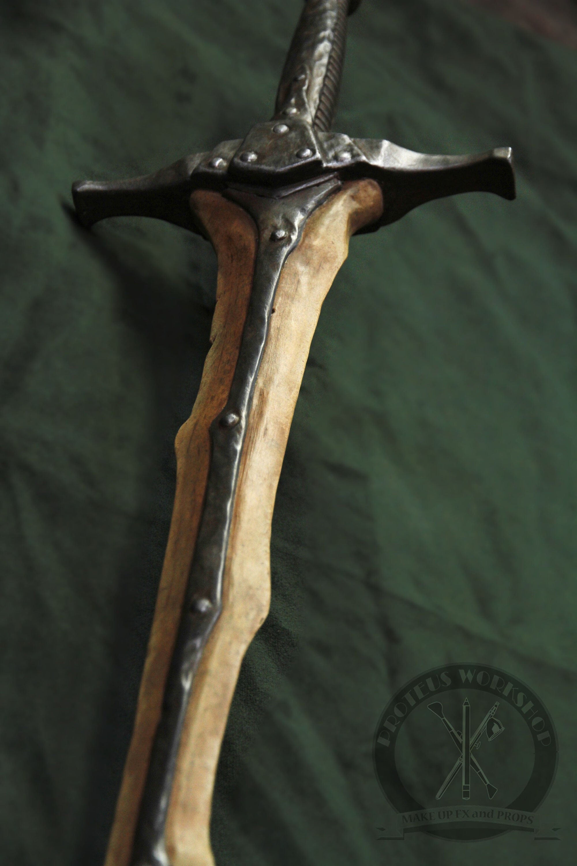 Skyrim Elderscrolls Dragonbone Sword Prop NOT 3D PRINTED High Quality ...