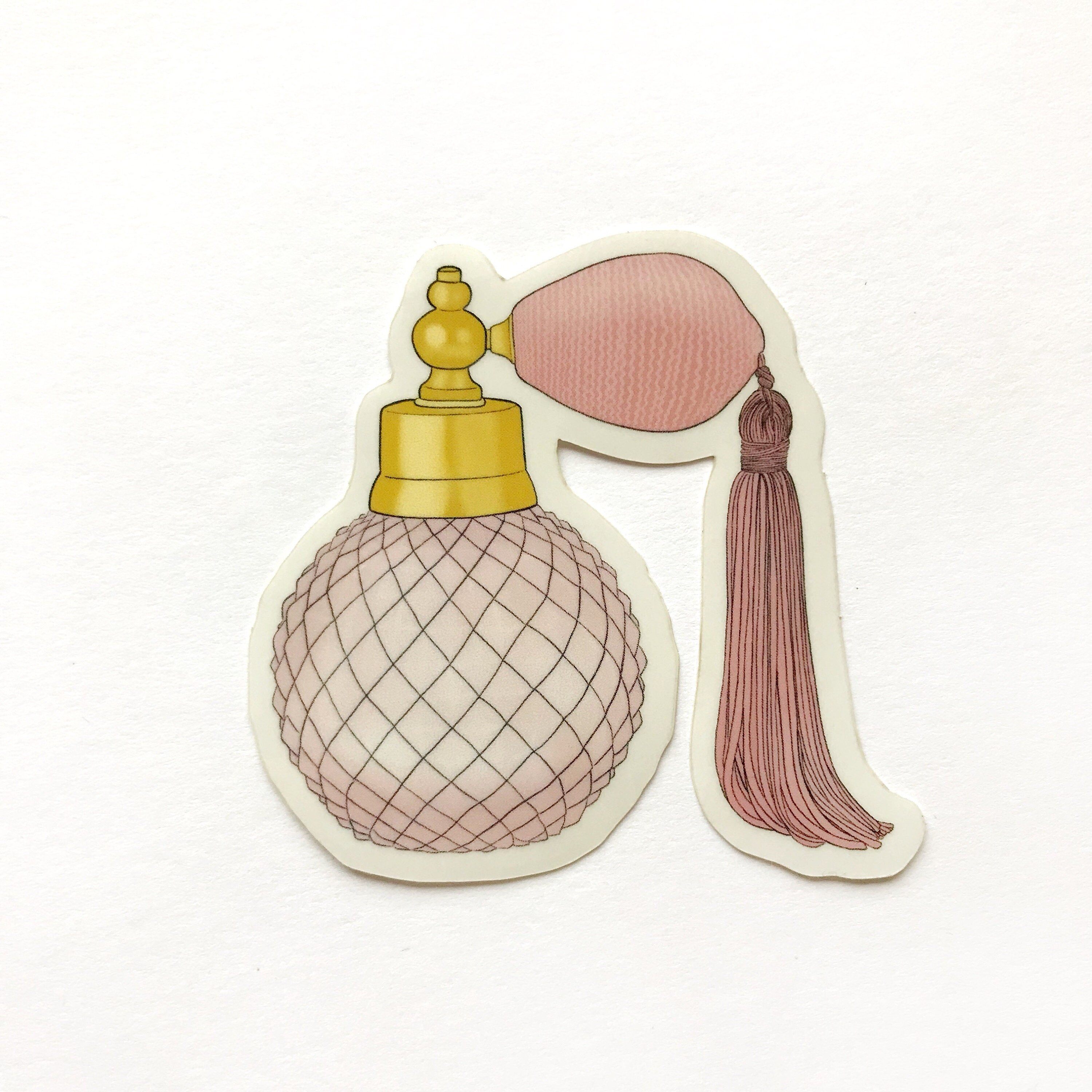 Transparent Perfume Bottle Vinyl Sticker - Etsy