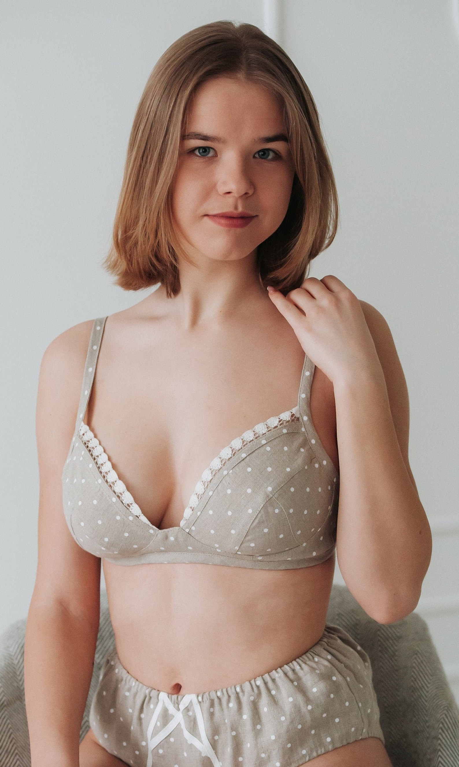 STACY Plus Size Lingerie Plus Size Bra Organic Lingerie | Etsy