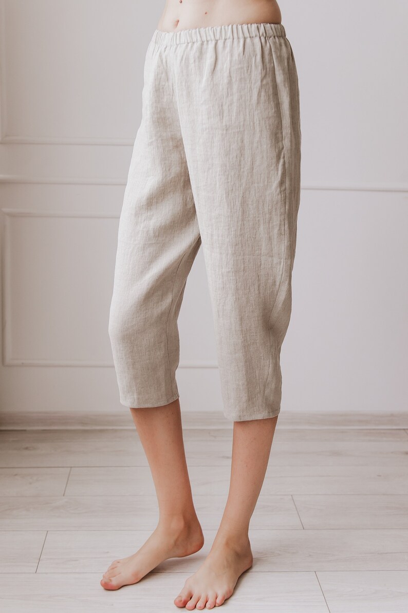 RIGEL Linen Pajama Trousers Linen Women Pajama Pants | Etsy