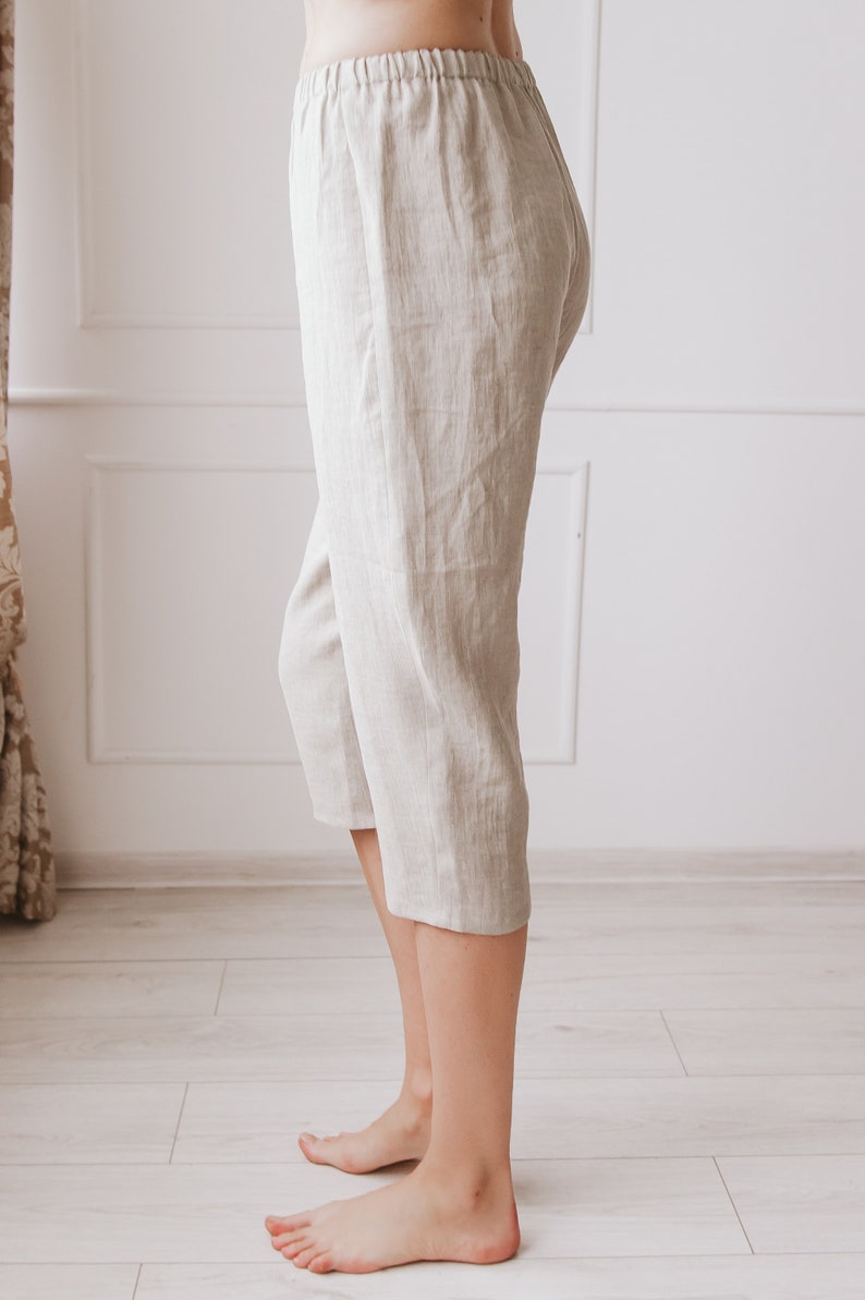 RIGEL Linen Pajama Trousers Linen Women Pajama Pants | Etsy