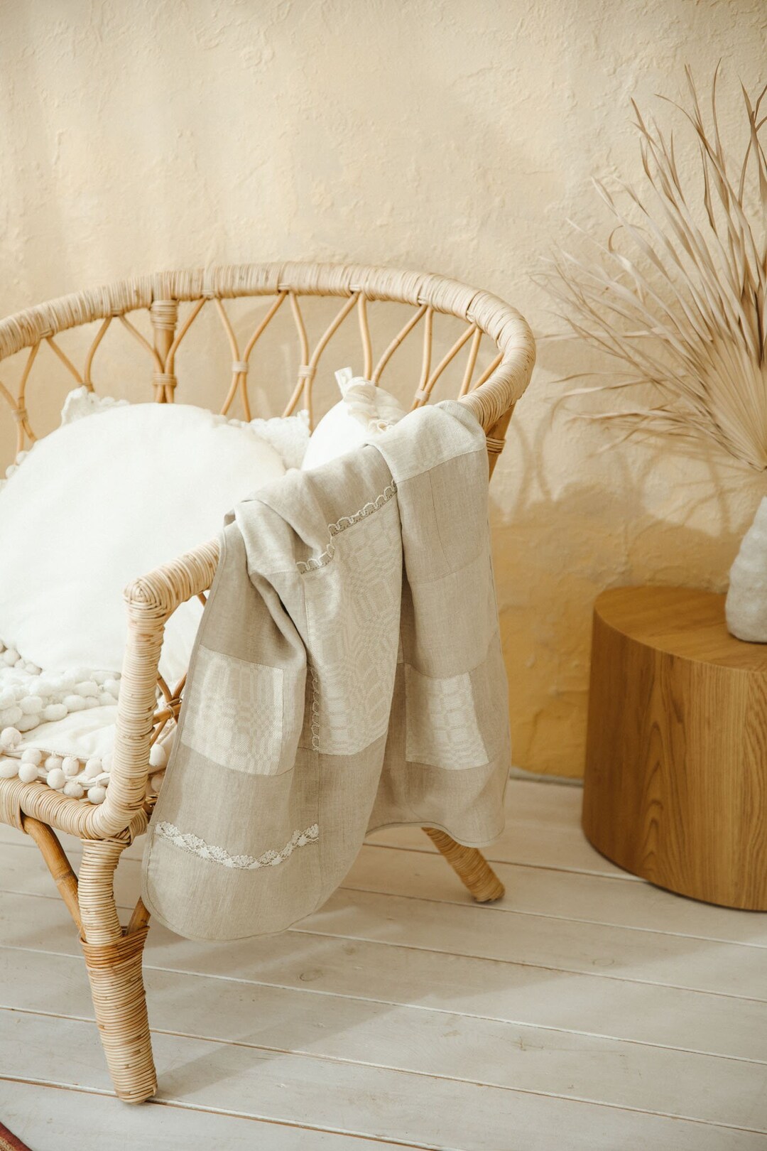 Linen Baby Blanket Soft Newborn Throw Bed Spread Baby - Etsy