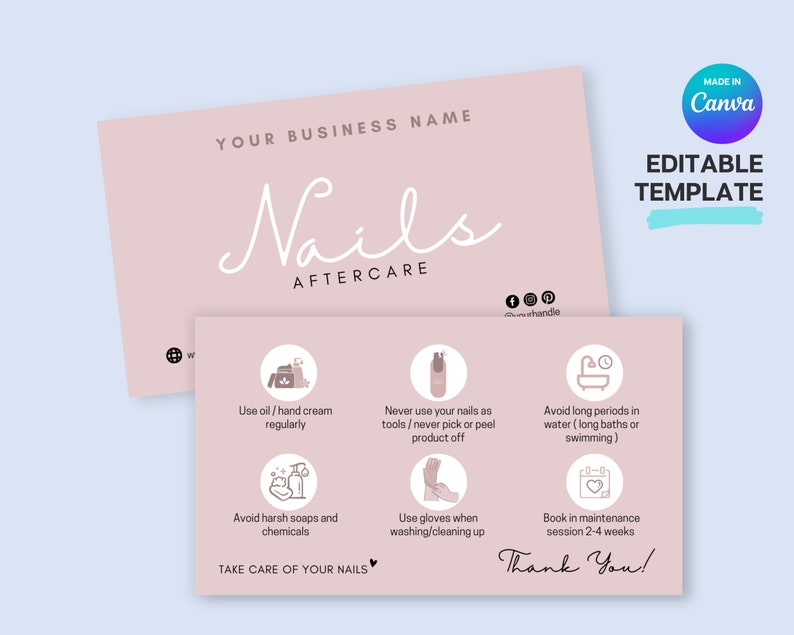 Nail Aftercare,nail Aftercare Sign,nail Aftercare Advice,nail Aftercare ...