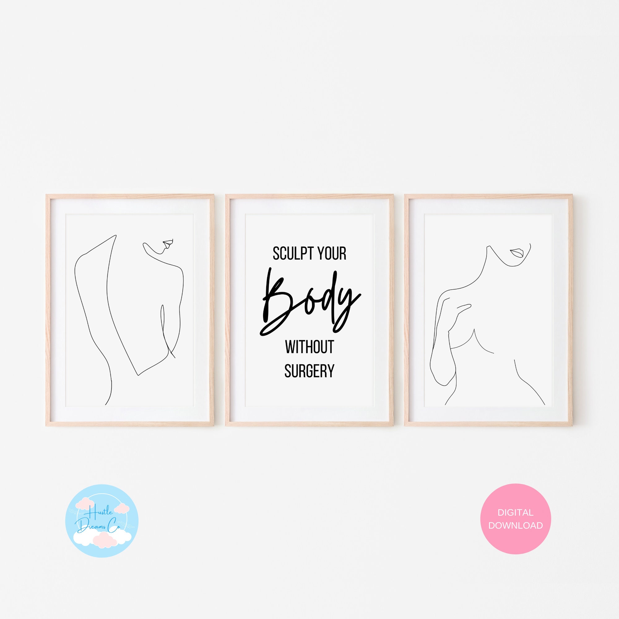 Sculpt Your Body Body Contouring Body Sculpting Spa Decor - Etsy
