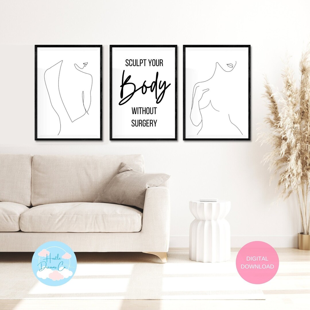 Sculpt Your Body Body Contouring Body Sculpting Spa Decor - Etsy
