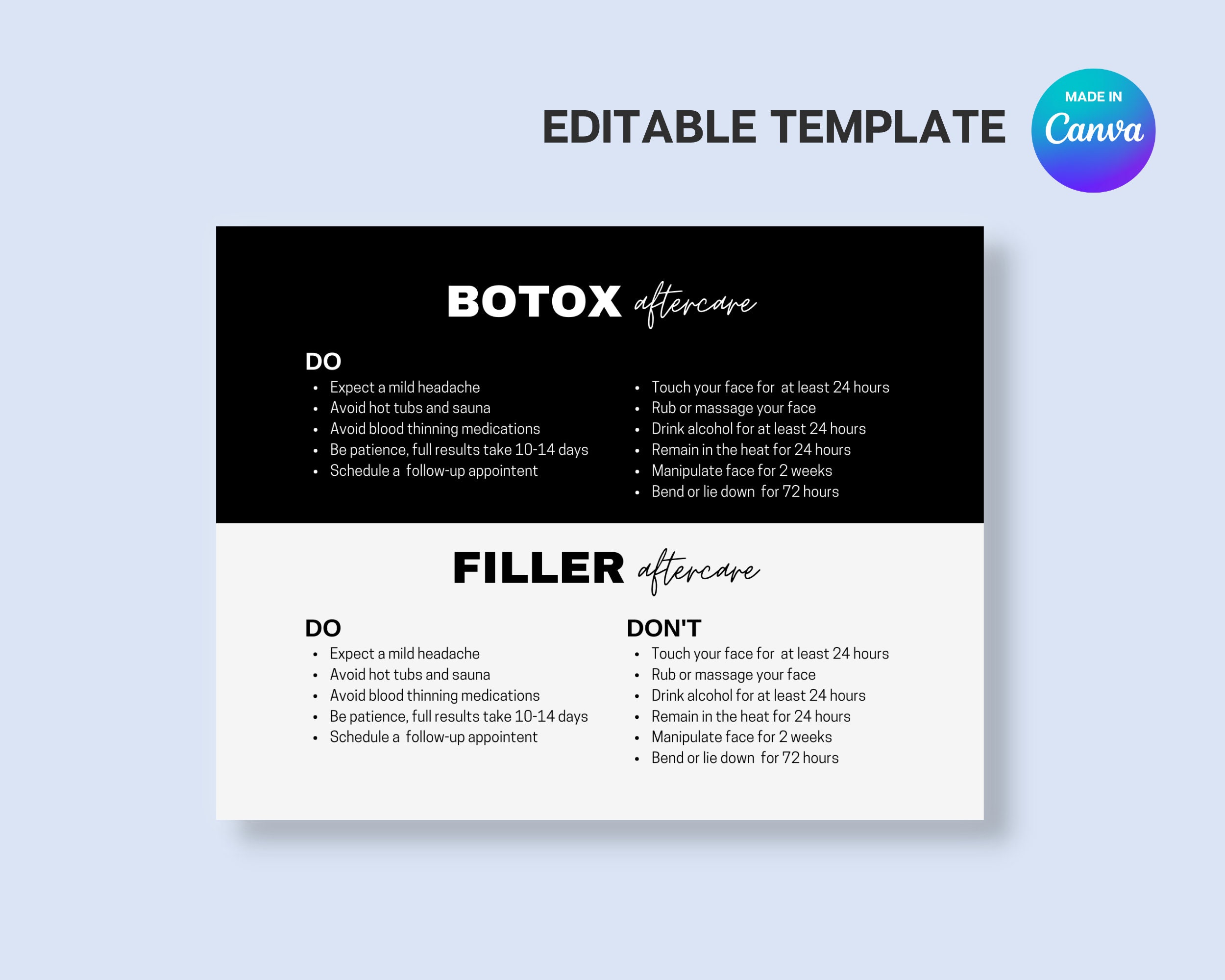 Botox Aftercare, Botox Consent Form, Botox Template, Botox, Botox Card ... Botox Aftercare, Botox Consent Form, Botox Template, Botox, Botox Card ...