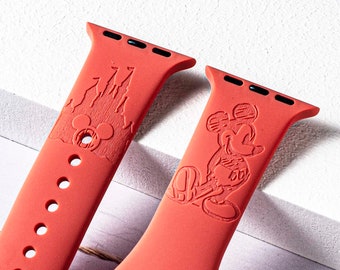 Mickey Mouse Apple Watch Band - Etsy UK