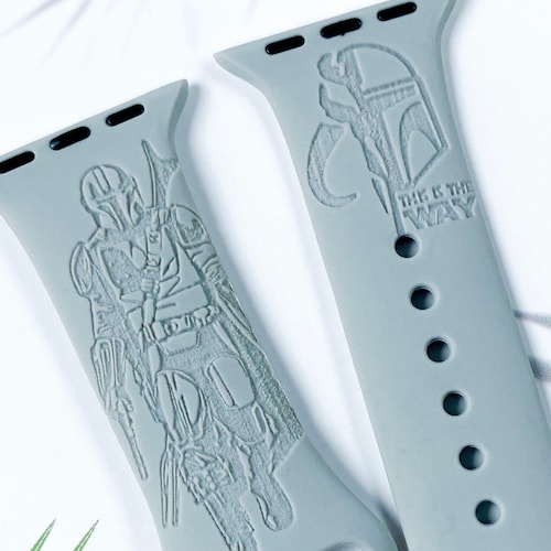 Mandalorian Watch Band Star Wars Apple Watch Band for 38mm - Etsy
