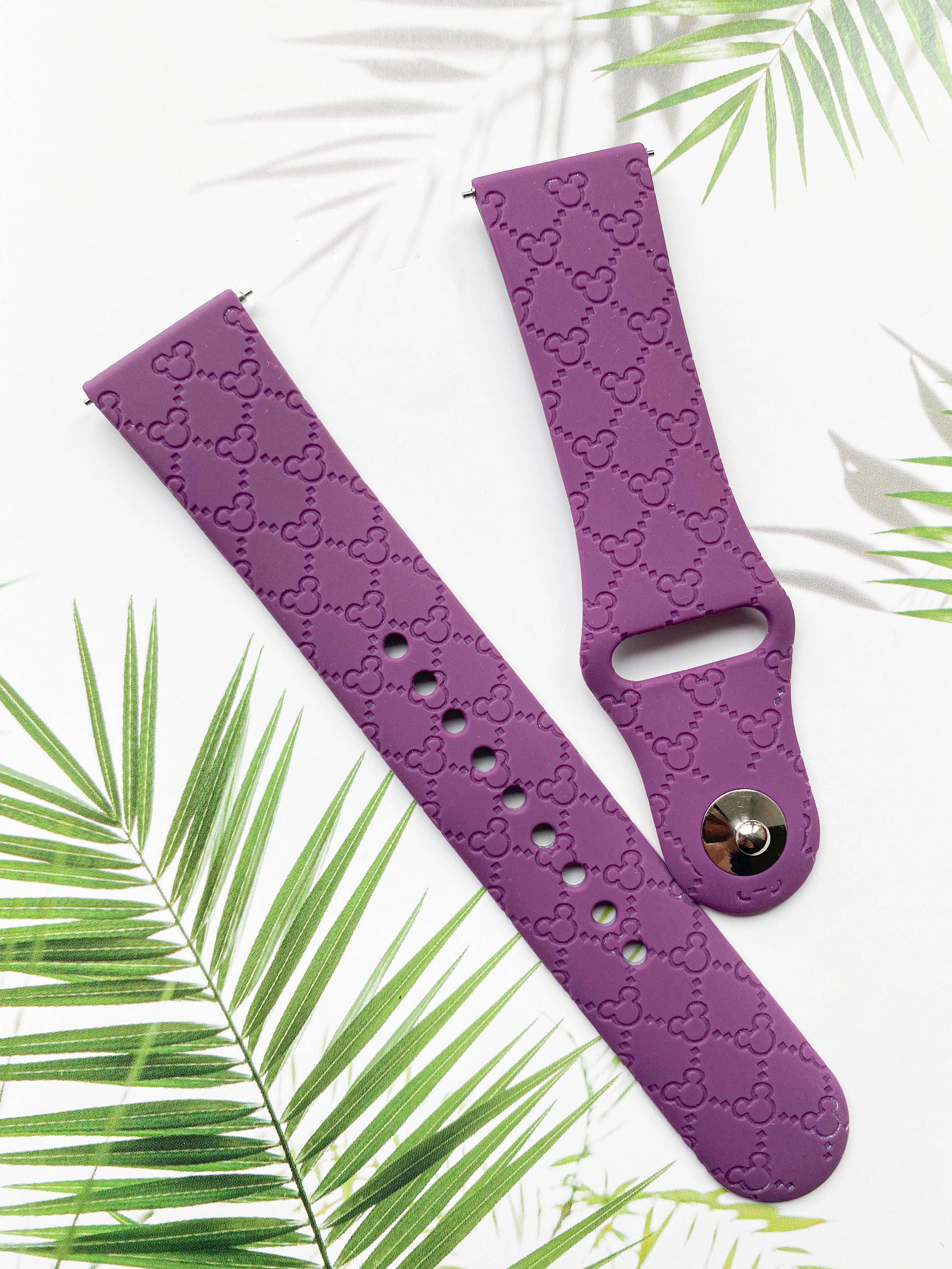 Disney Mickey Head Silicone Watch Band, Disney Smart Watch Band, Fitbit ...