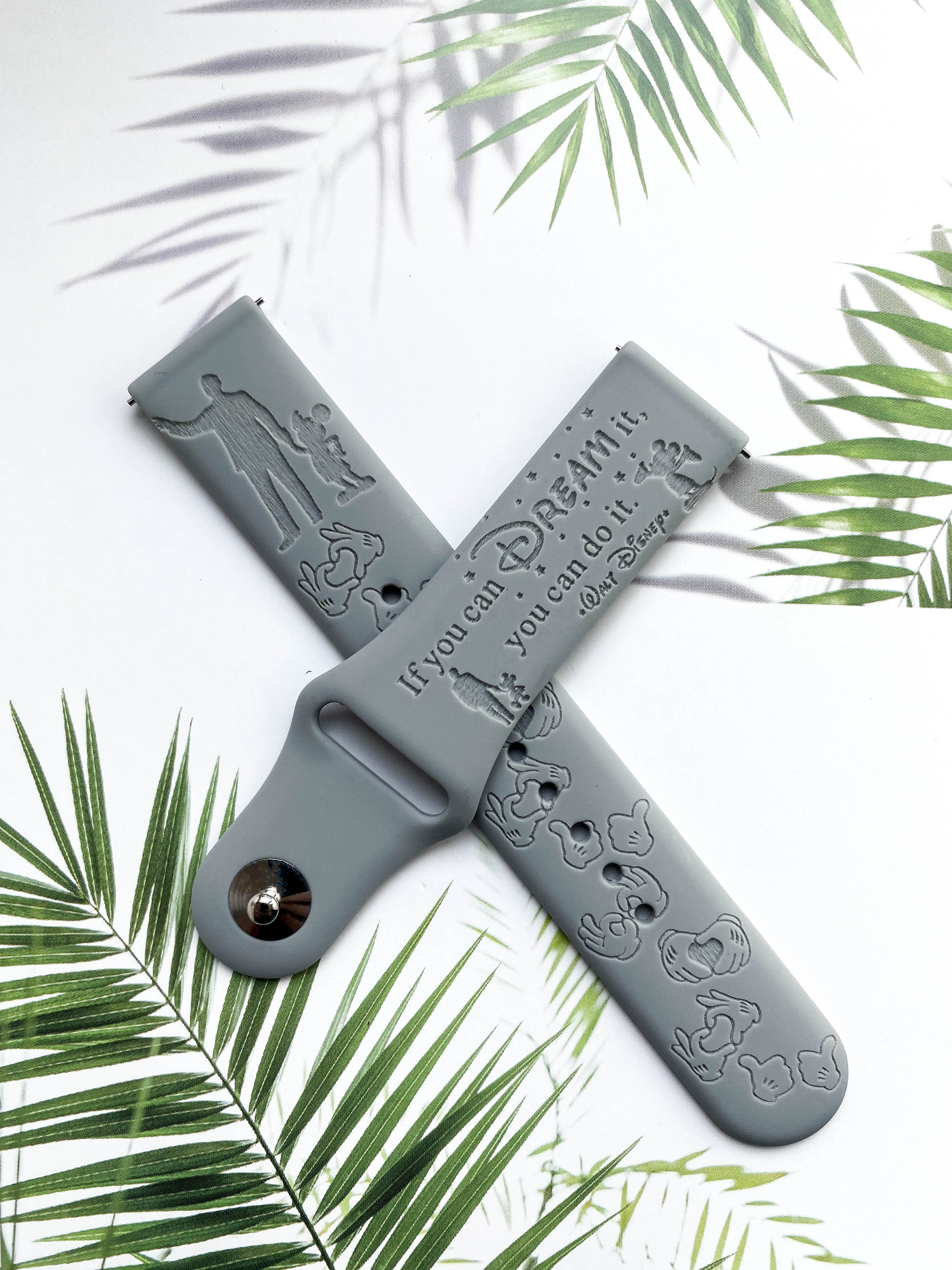 Walt and Mickey Band Disney Silicone Watch Band Disney Smart - Etsy