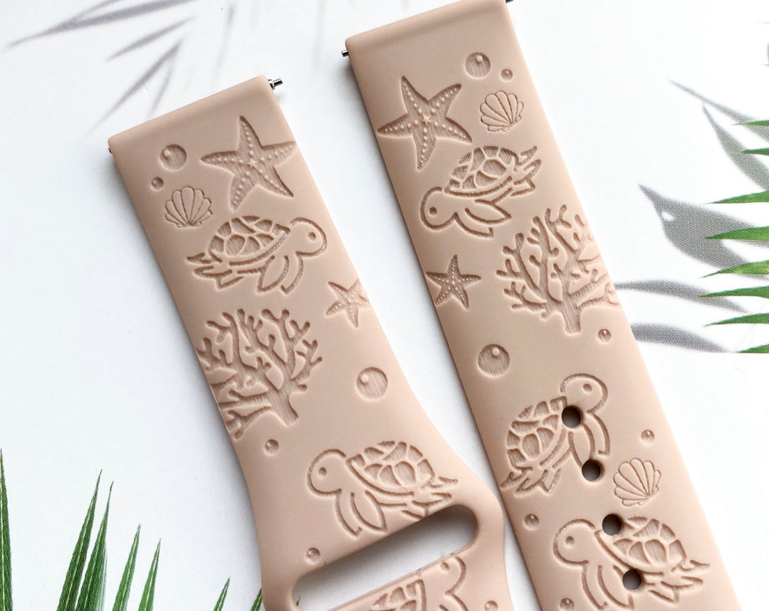 Sea Turtle Silicone Watch Band, Disney Smart Watch Band, Fitbit Versa ...