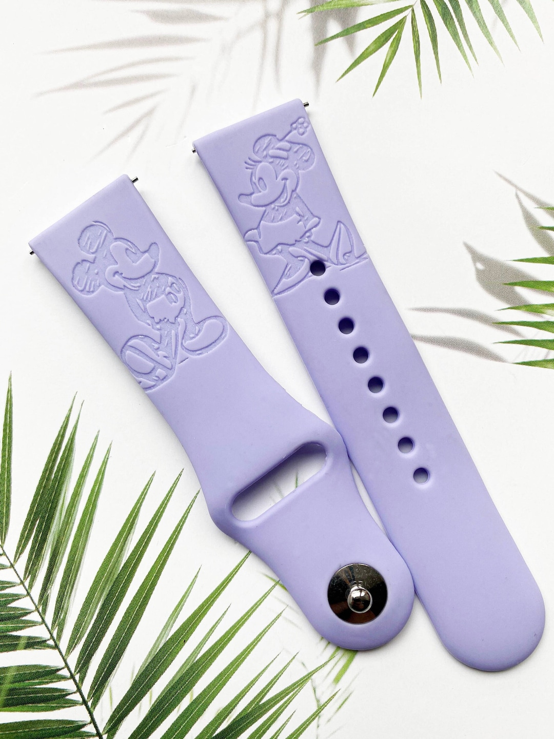 Disney Mickey Minnie Silicone Watch Band, Disney Smart Watch Band ...