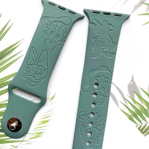 Disney Donald Duck Watch Band Daisy Duck Apple Watch Band for 38mm 40mm ...