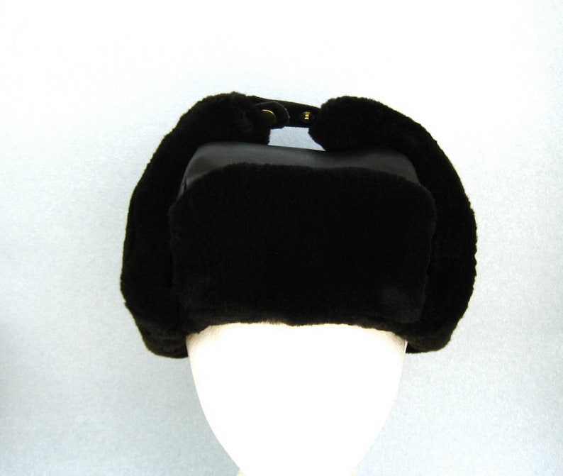 Genuine Napa Leather Beaver Fur Trapper Hat: Winter Aviator Hat MLXL - Etsy
