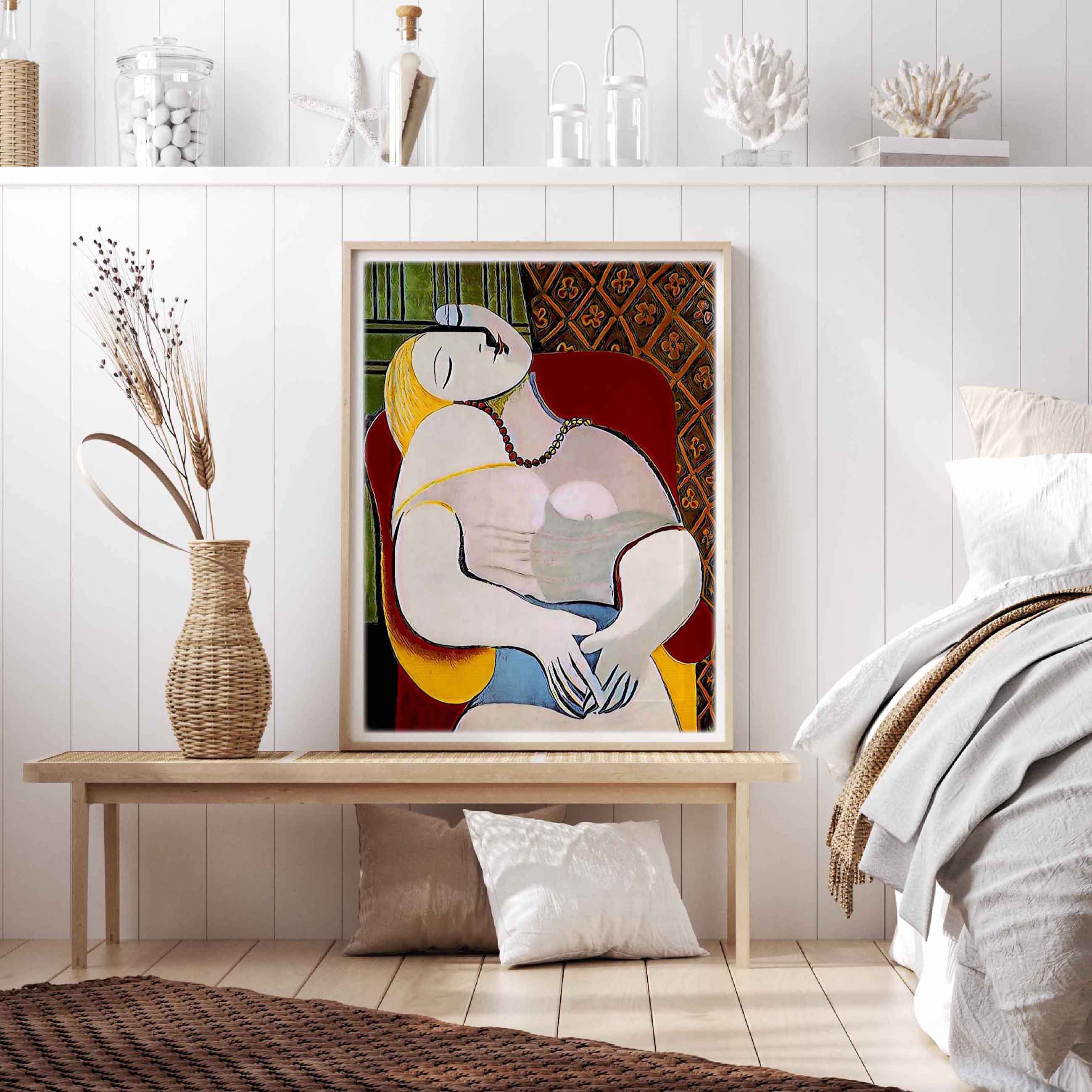 Picasso Printable the Dream. Pablo Picasso Poster Instant | Etsy