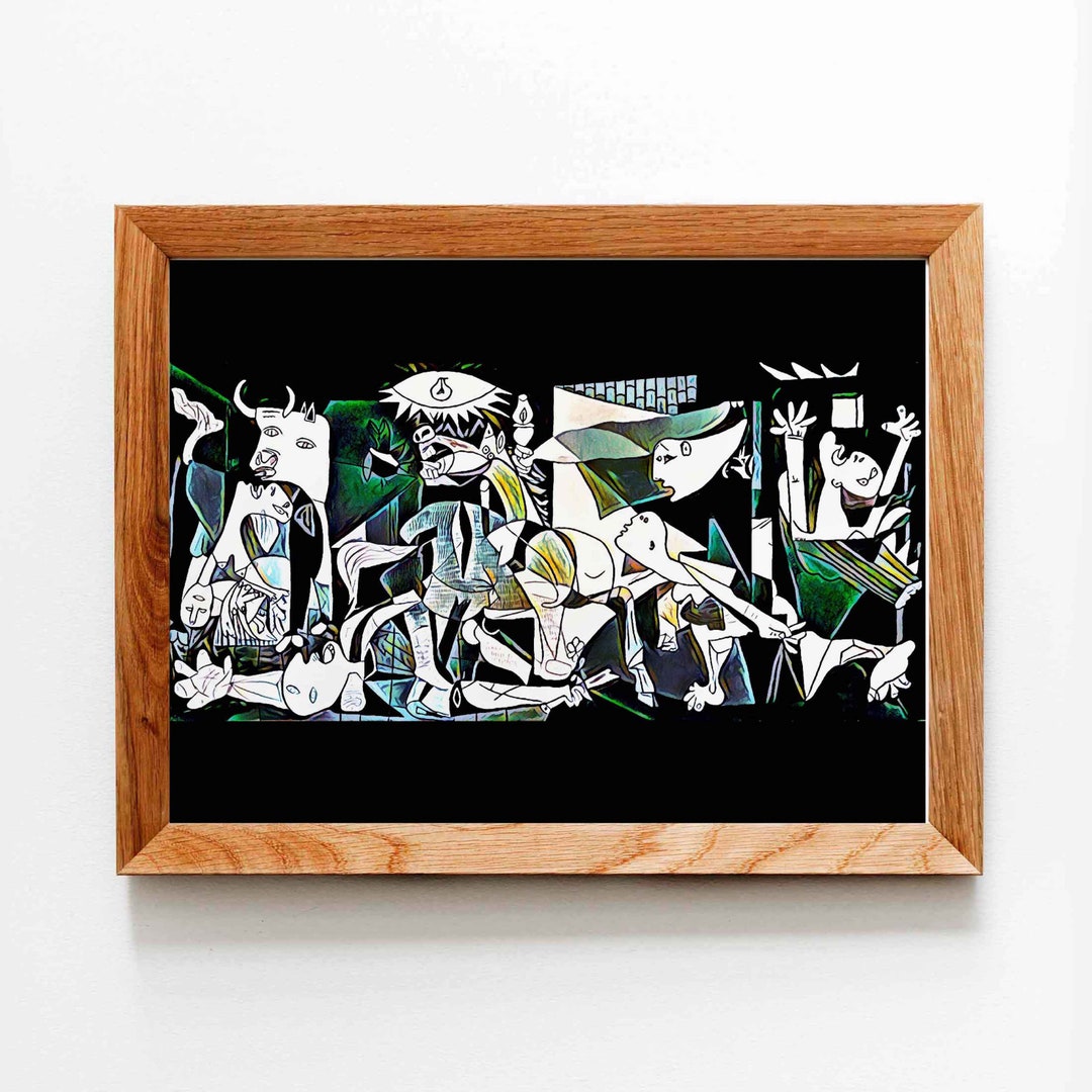 Guernica Pablo Picasso Printable Artwork. Printable for Canvas or Wall ...