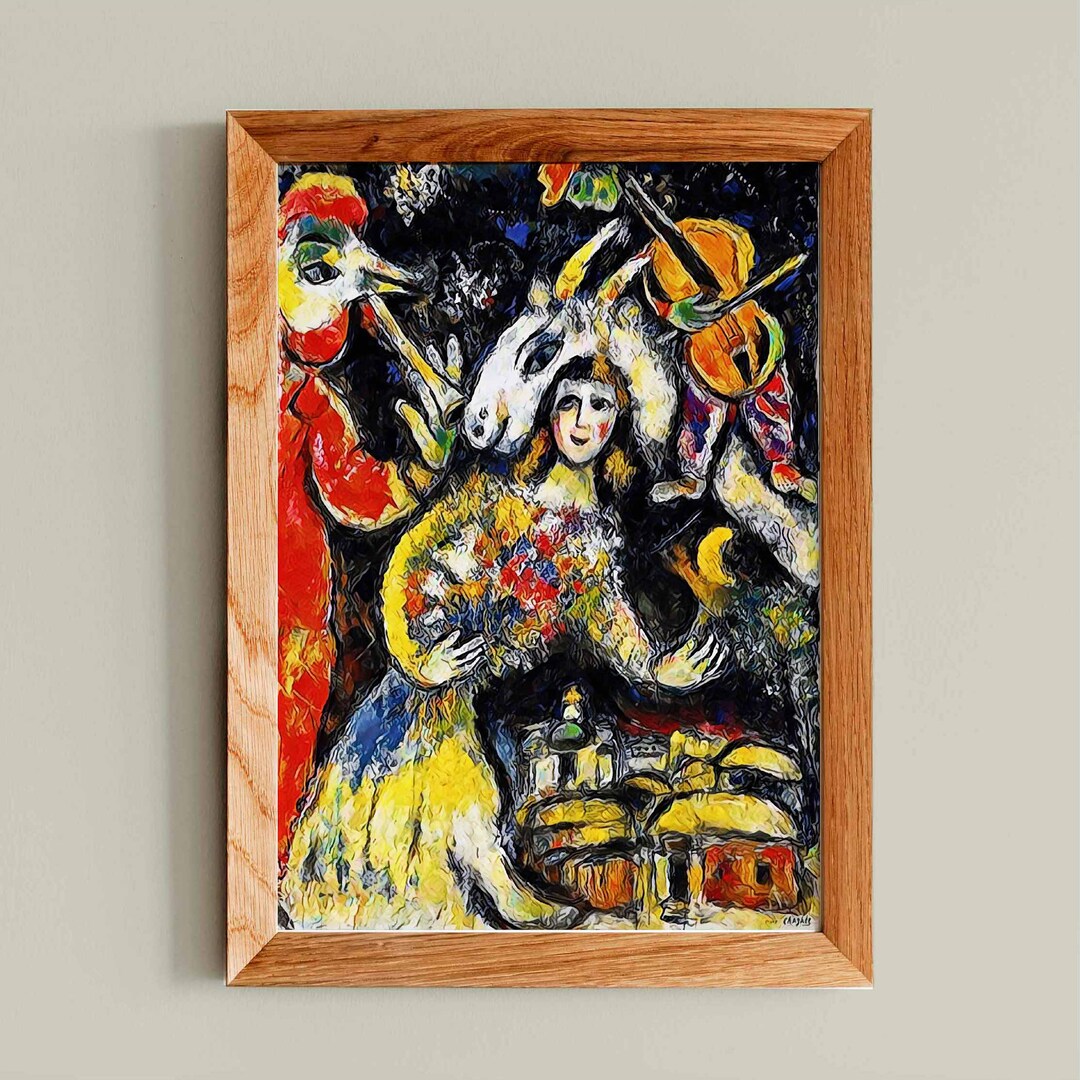 Printable Marc Chagall the Winter Lhiver Wall Art Ready to - Etsy