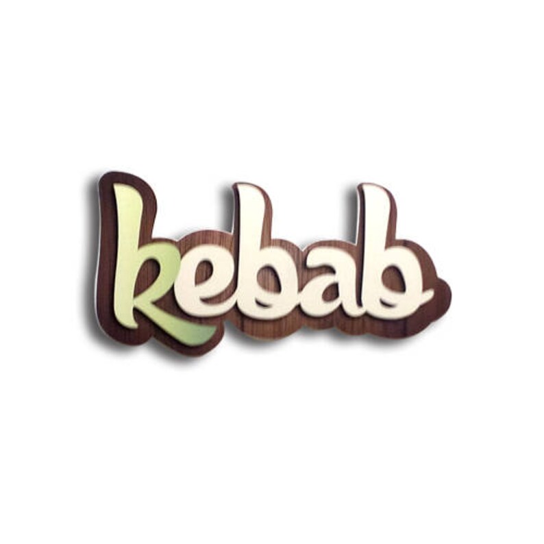 Kebab Kebab Sign Shop Sign Wall Signs Food Signs Wooden - Etsy