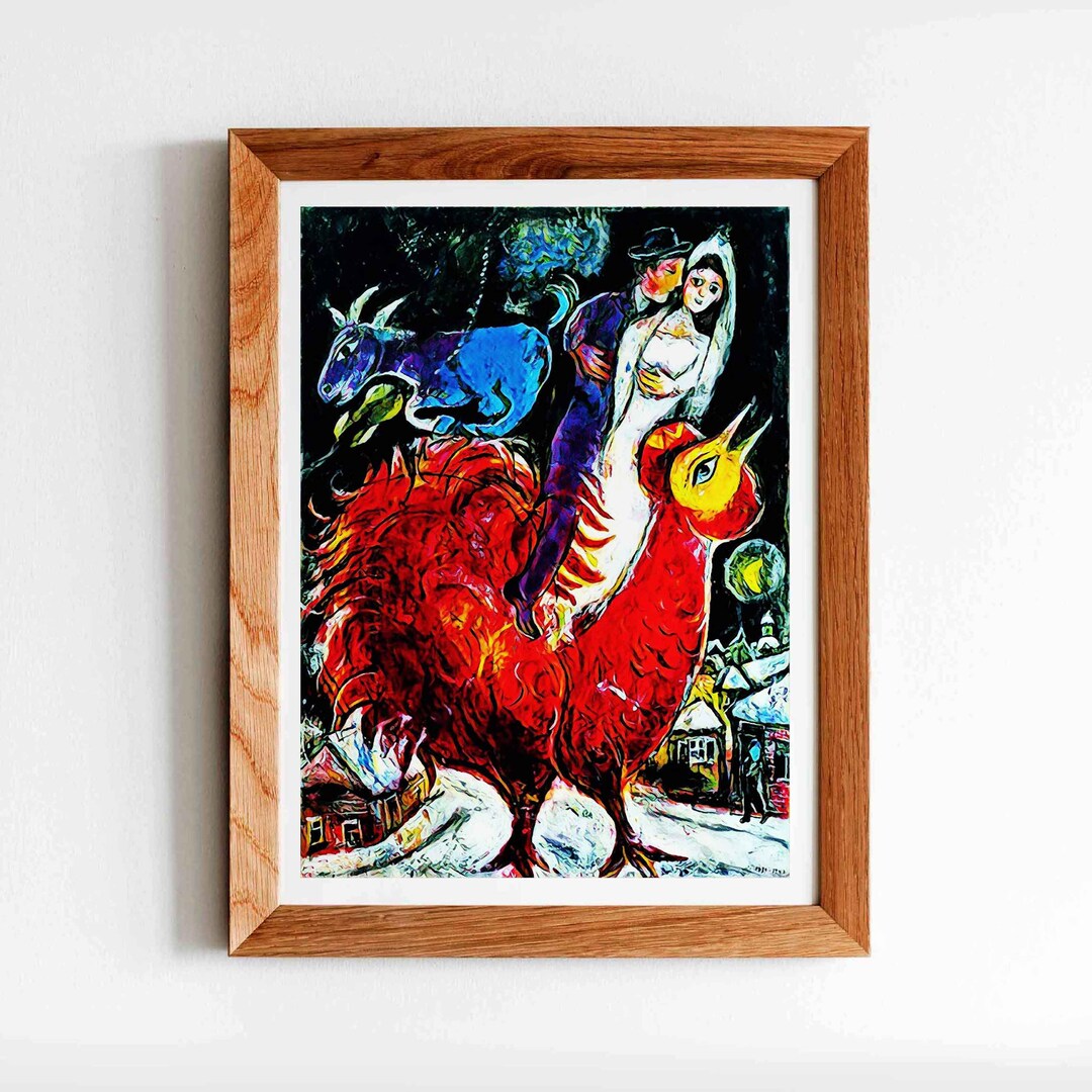 Marc Chagall Bird Printable Wall Art Ready to Be Printed and Framed ...