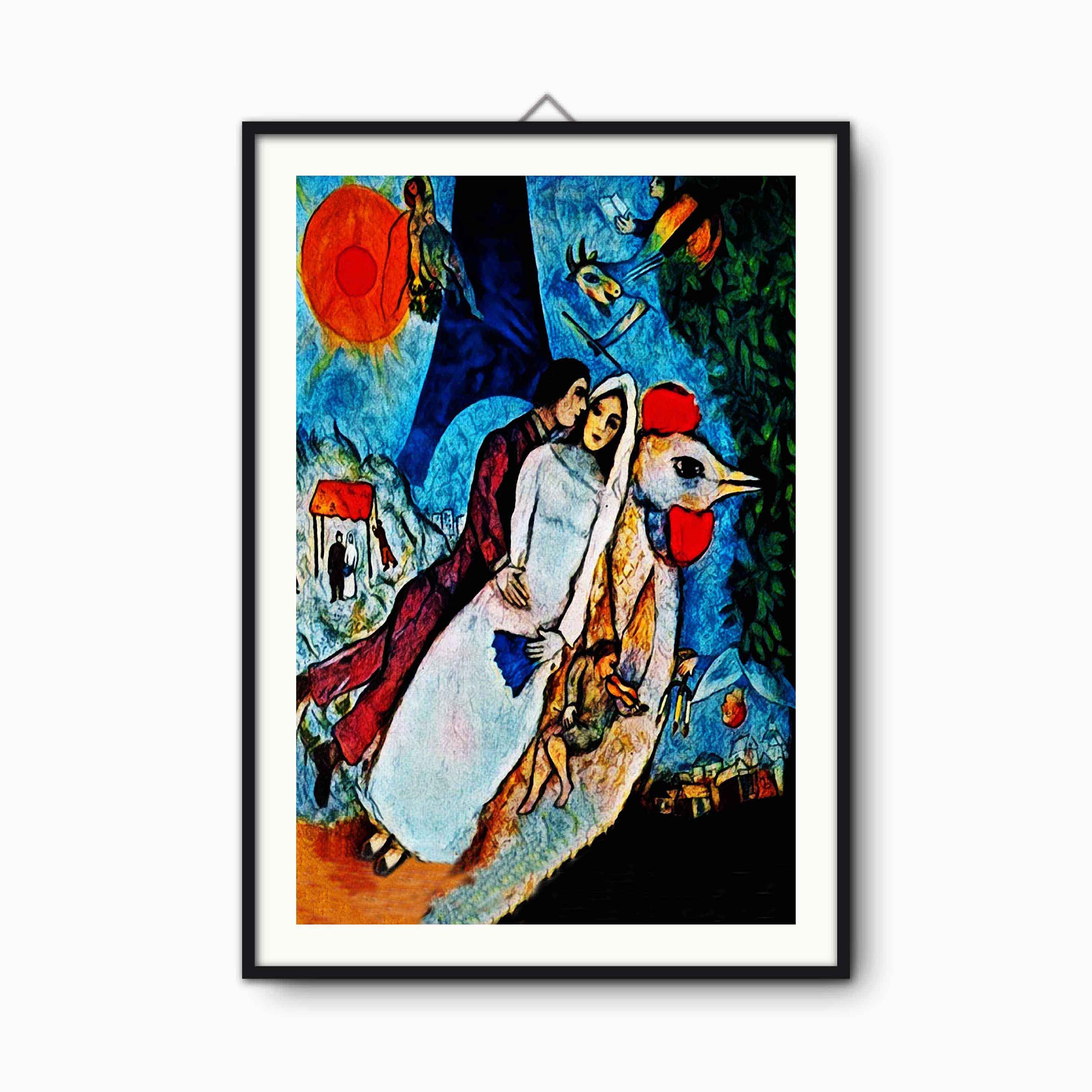 Home Décor Home & Living Print Marc Chagall The Juggler wall art ready ...