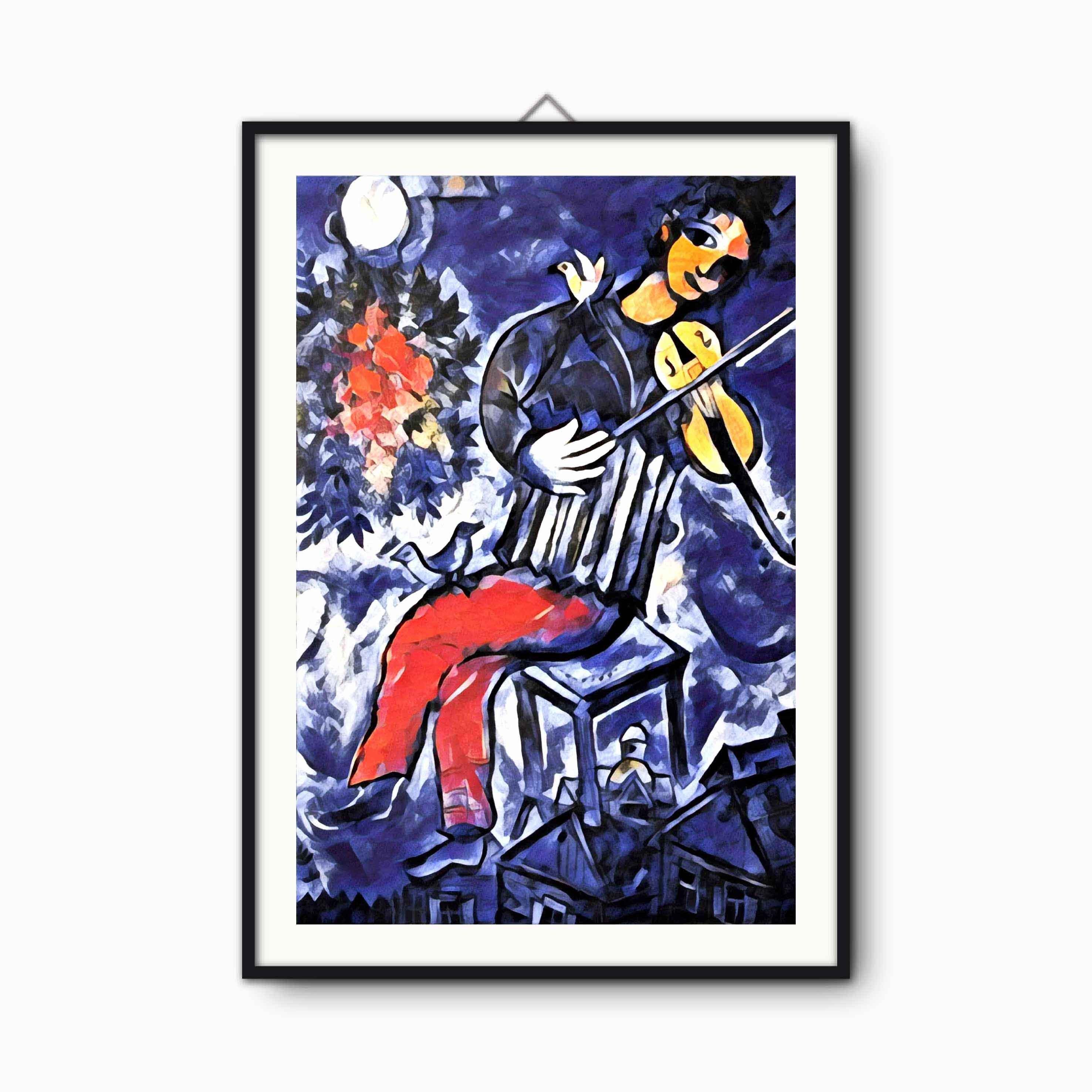 Home Décor Home & Living Print Marc Chagall The Juggler wall art ready ...