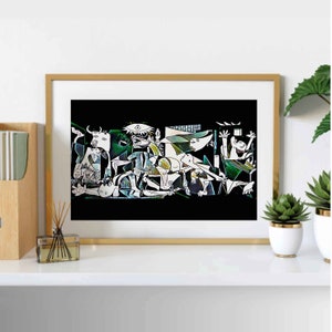 Guernica Pablo Picasso Printable Artwork. Printable for Canvas or Wall ...