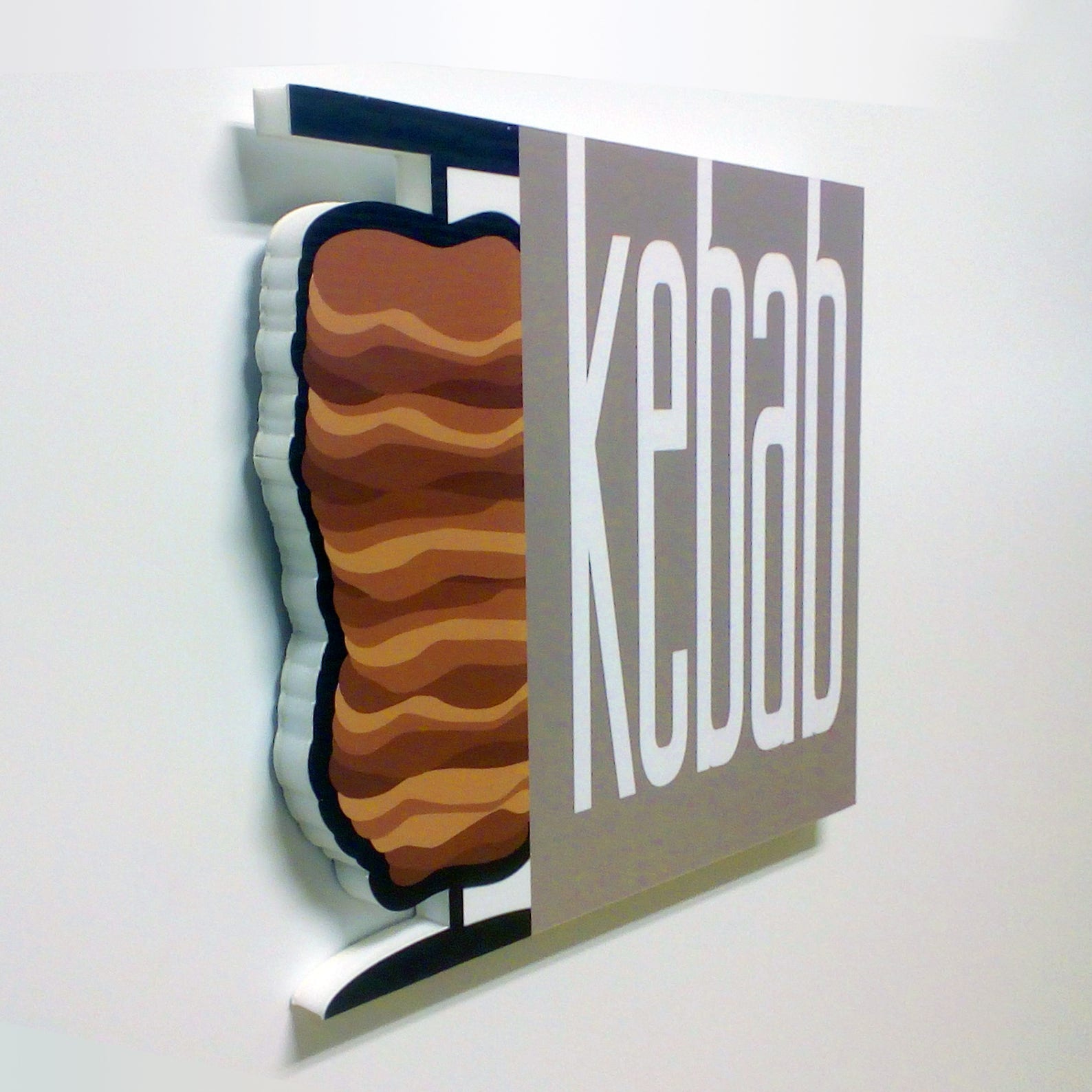 Kebab Kebab sign Shop sign Wall signs Food signs Wooden | Etsy