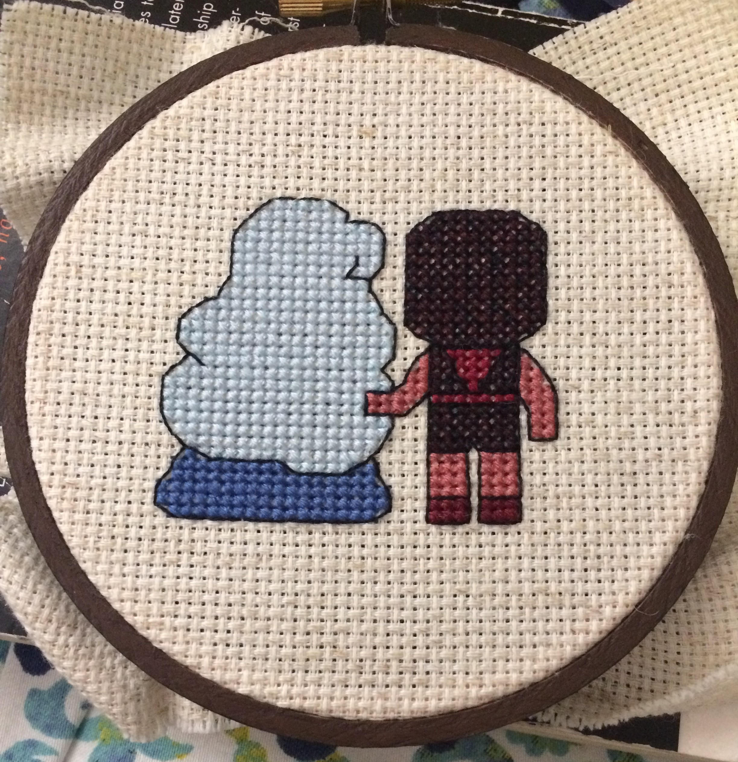 Ruby & Sapphire Steven Universe Cross Stitch Pattern Digital Download ...