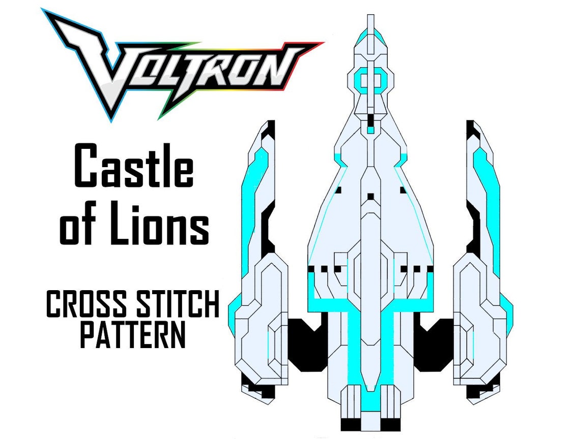 Voltron Castle of Lions Cross Stitch Pattern Digital Download: VLD ...