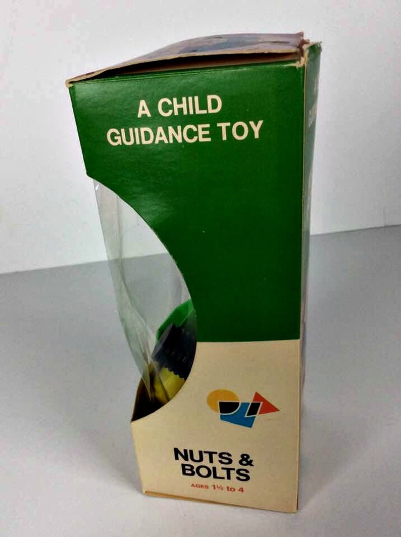 Child Guidance Toy / Nuts and Bolts / Vintage / Box Included / Teaches ...