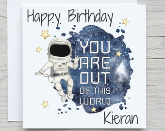 Astronaut Card | Etsy