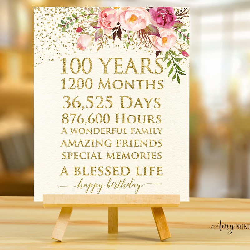 100th Birthday - Etsy