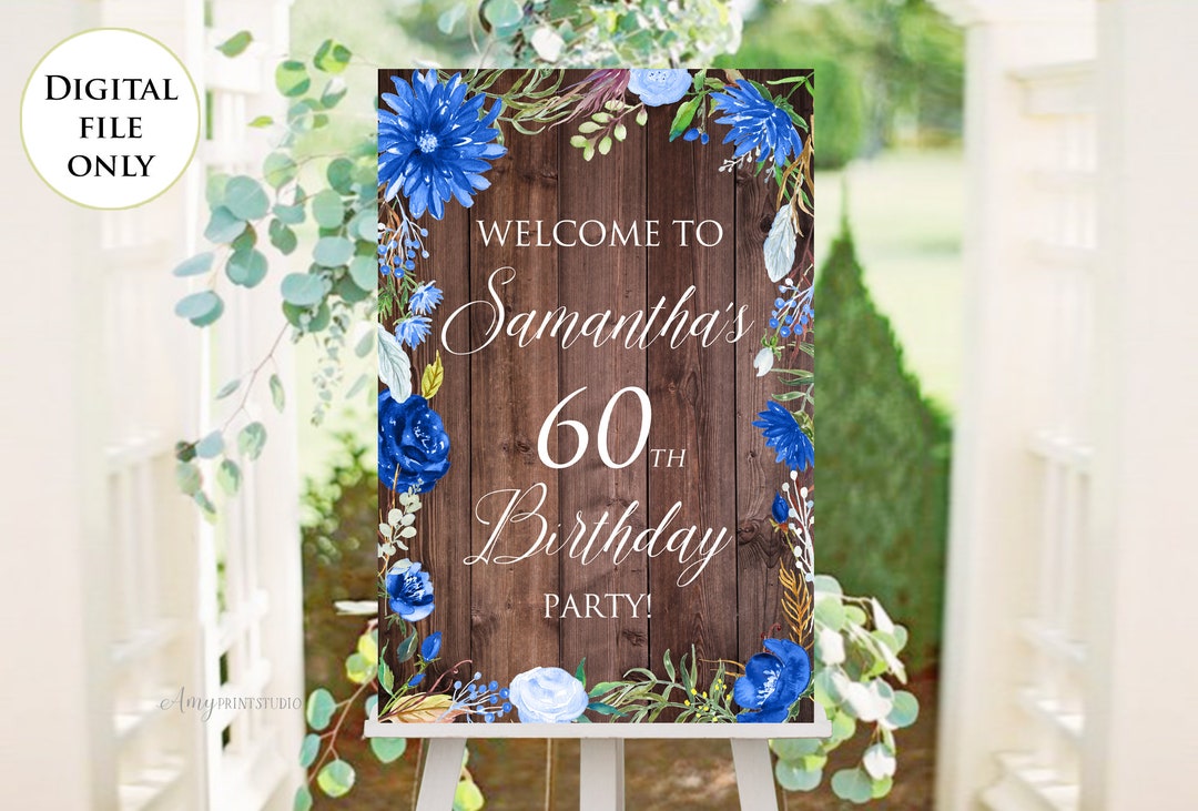 Welcome Birthday Sign, Welcome Sign Printable, Birthday Welcome Sign ...