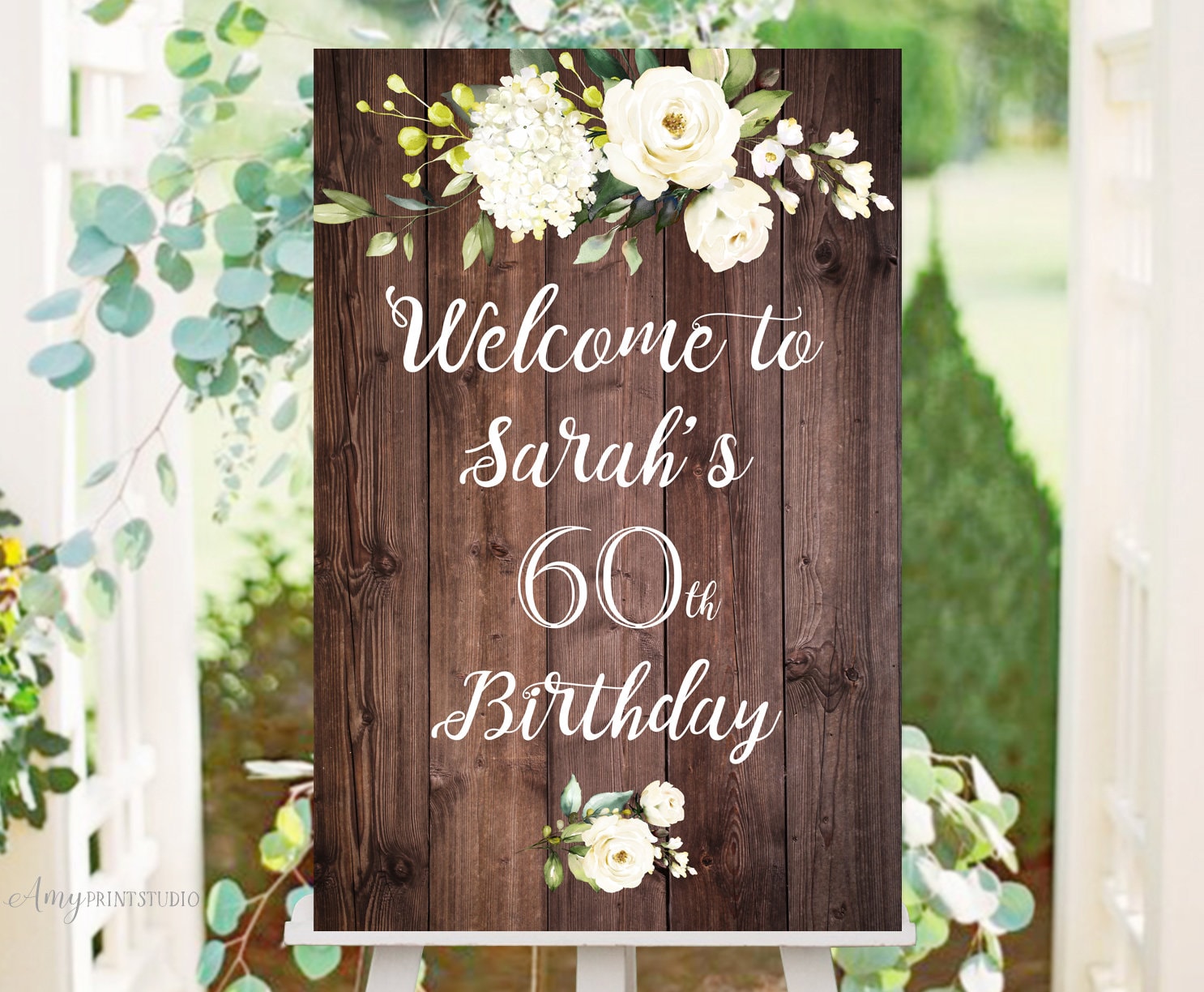 Welcome Birthday Sign Welcome sign Printable Birthday | Etsy