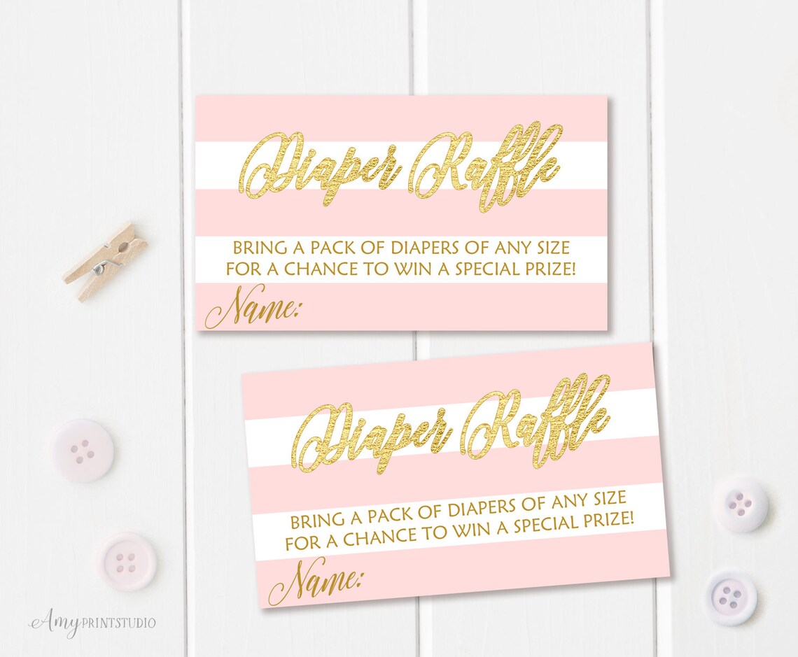Diaper Raffle Tickets Diaper Raffle Sign Princess Baby - Etsy