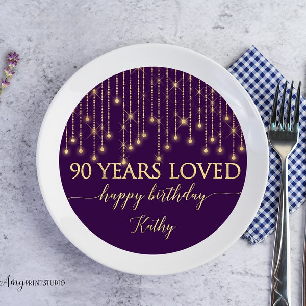 75th Birthday Charger Inserts - Etsy