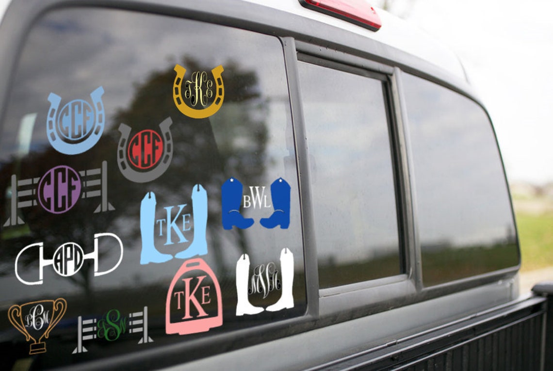 Horse Tack and Gear Monogram - Etsy