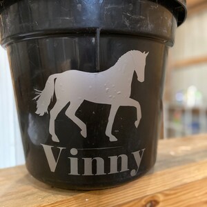 Water or Feed Bucket Decal - Etsy