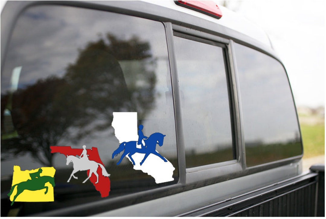 Discipline and Home State Decal - Etsy