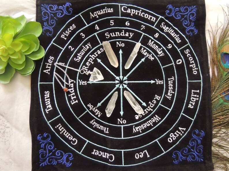 Pendulum Mat / Astrology Pendulum Mat / Astrological Pemdulum | Etsy