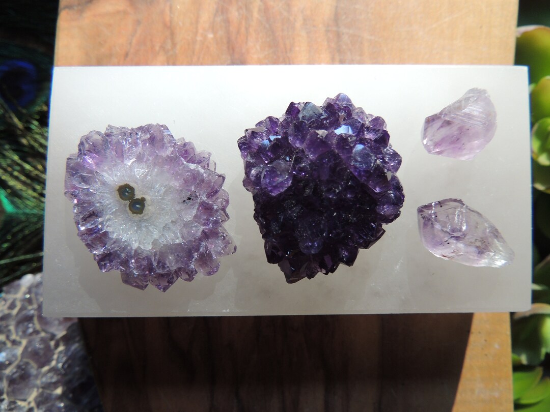 Selenite Charging Plate / 4 RECTANGULAR Selenite Polished Charging ...