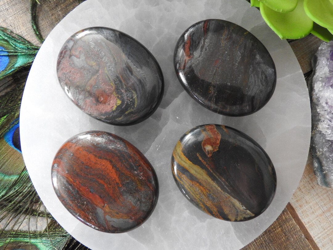 Tiger Iron / Tiger Iron Worry Stone / WORRY STONE / Tiger's Iron ...
