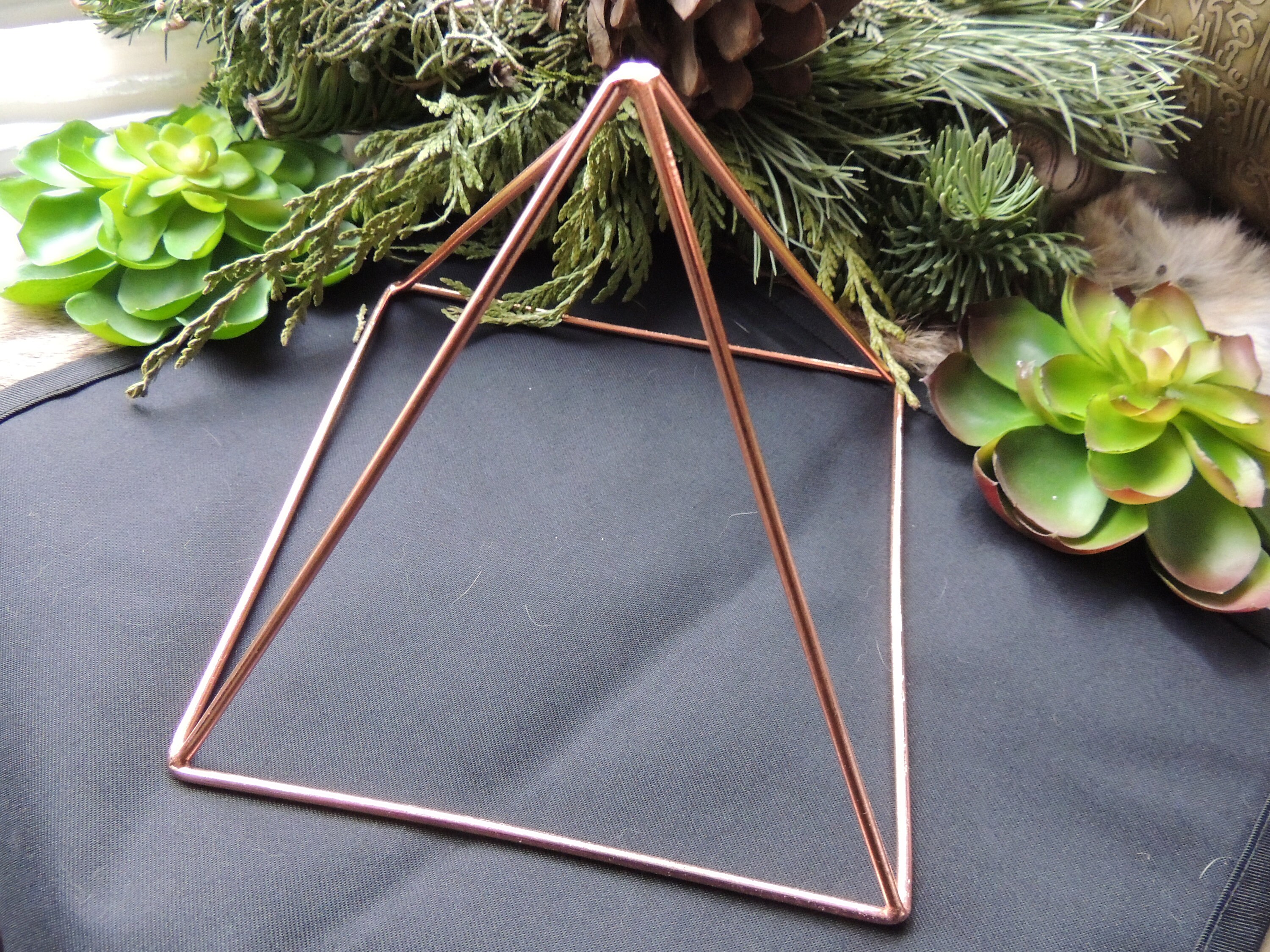 Copper Pyramid / 6 Copper Pyramid / SOLID Copper - Etsy