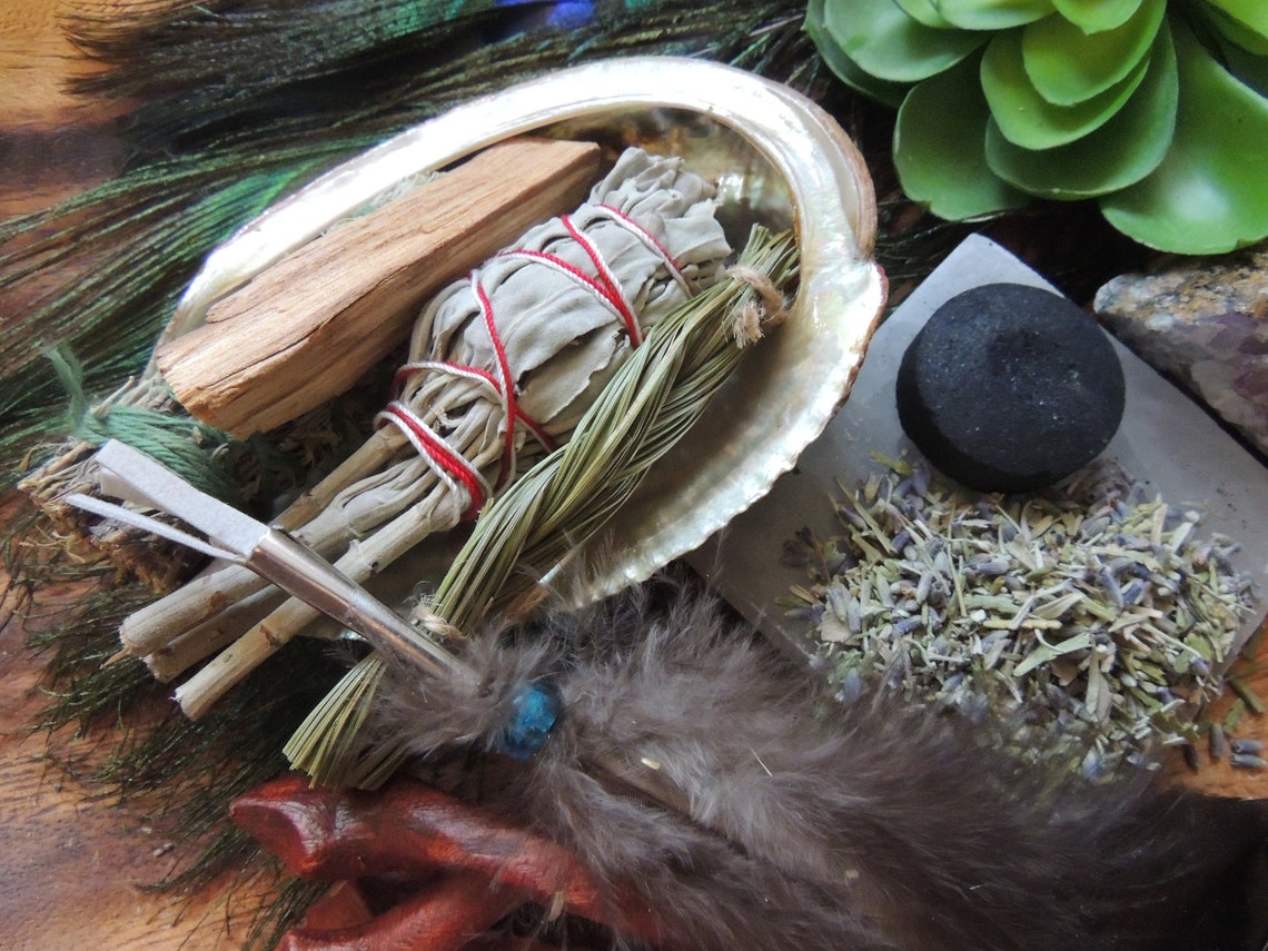 Smudge Kit / SAMPLE Smudge Set / Cleansing Kit / Smudging Kit | Etsy