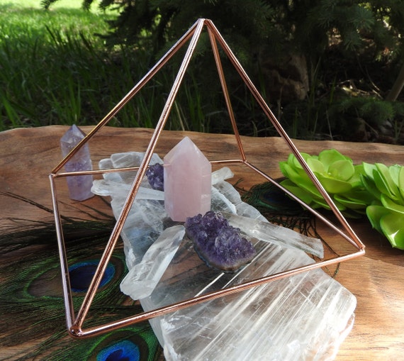 Copper Pyramid / 6 Copper Pyramid / SOLID Copper - Etsy