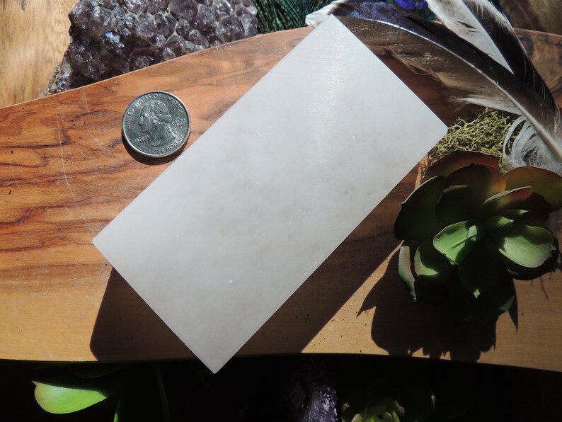 Selenite Charging Plate / 4 RECTANGULAR Selenite - Etsy