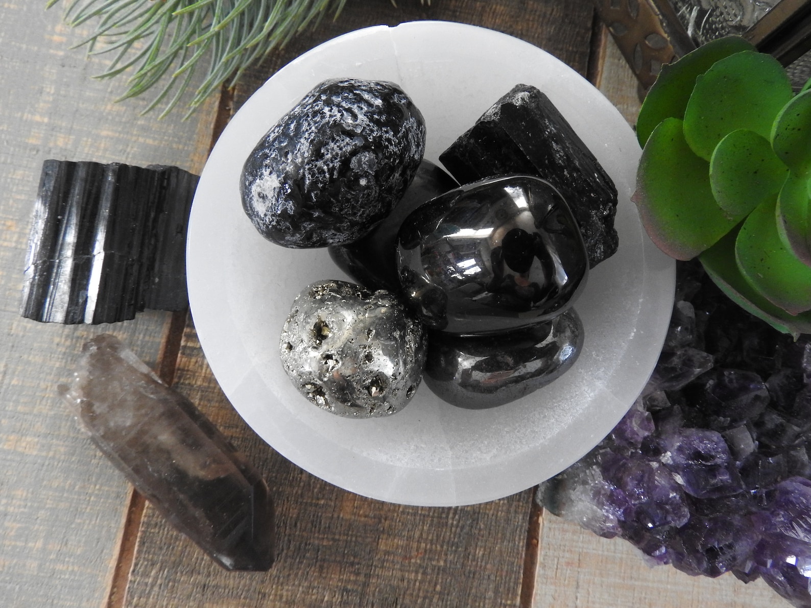 Grounding Crystal Set / Grounding / Protection / 8 Piece - Etsy
